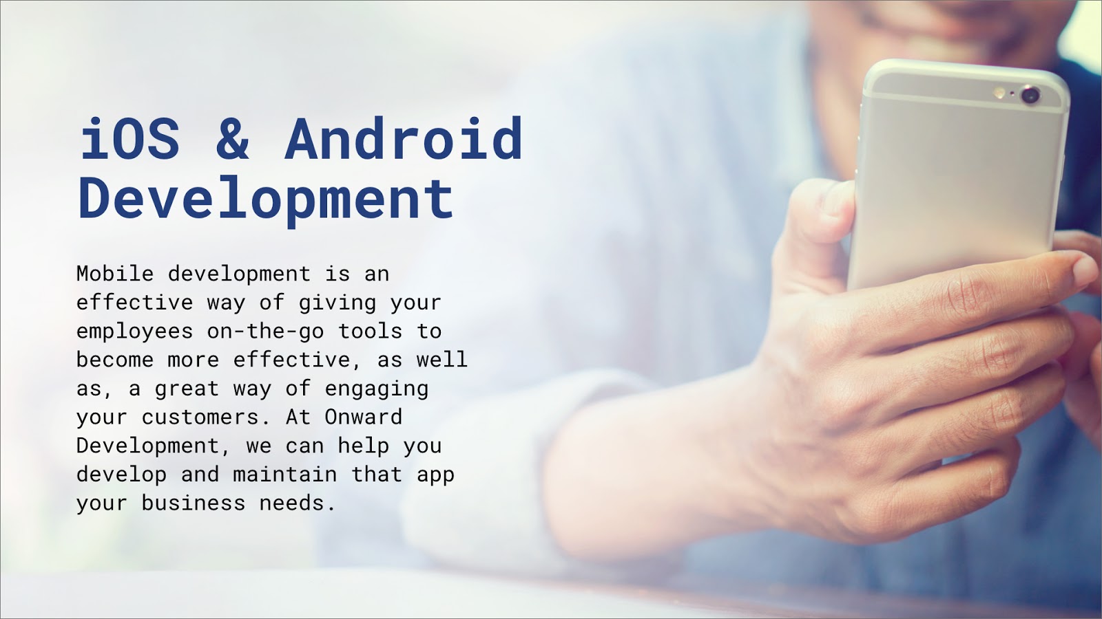 Onward Development Mobile and Web Development